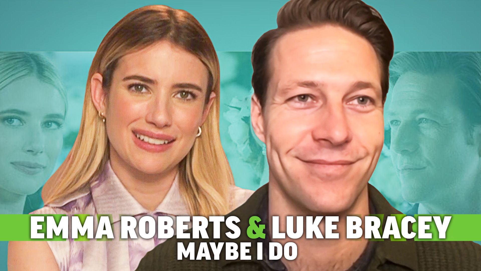 Emma Roberts & Luke Bracey on Reuniting for Maybe I Do and Rom-Coms ...