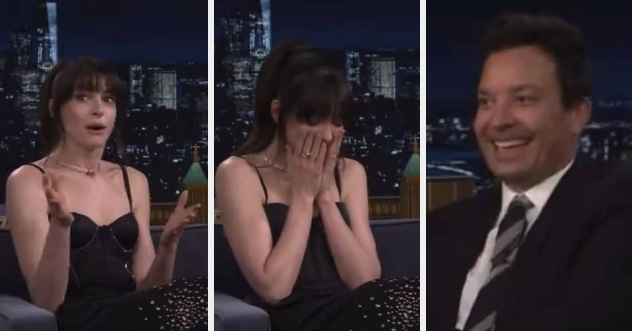 Jimmy Fallon Praised For Saving Anne Hathaway From Awkward Moment ...