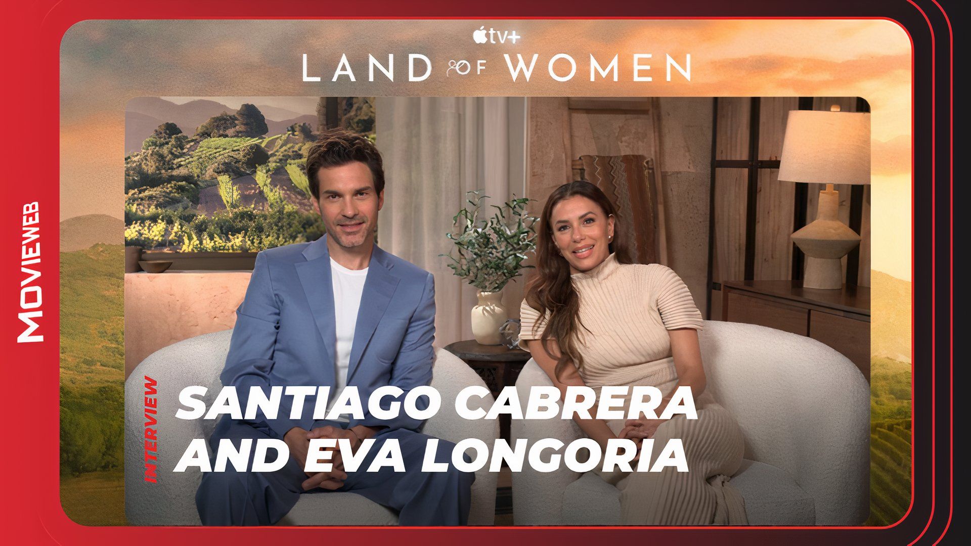 Land of Women – Eva Longoria and Santiago Cabrera Interview – Filmibee.com